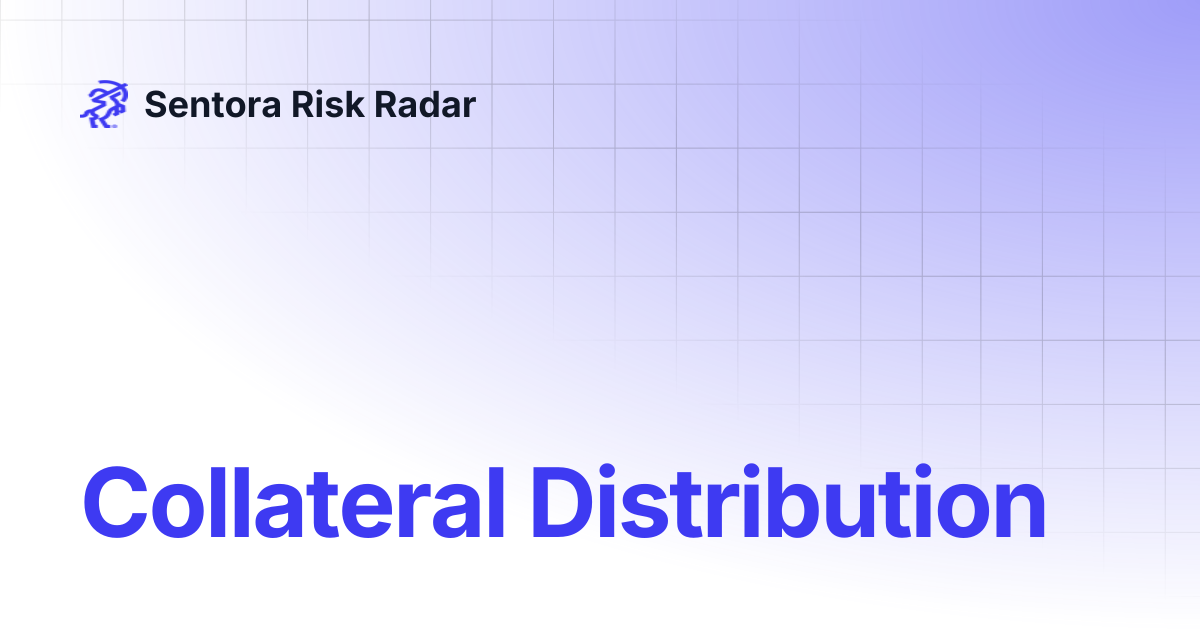 Collateral Distribution | Sentora Risk Radar