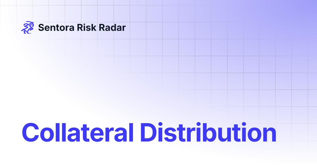 Collateral Distribution | Sentora Risk Radar